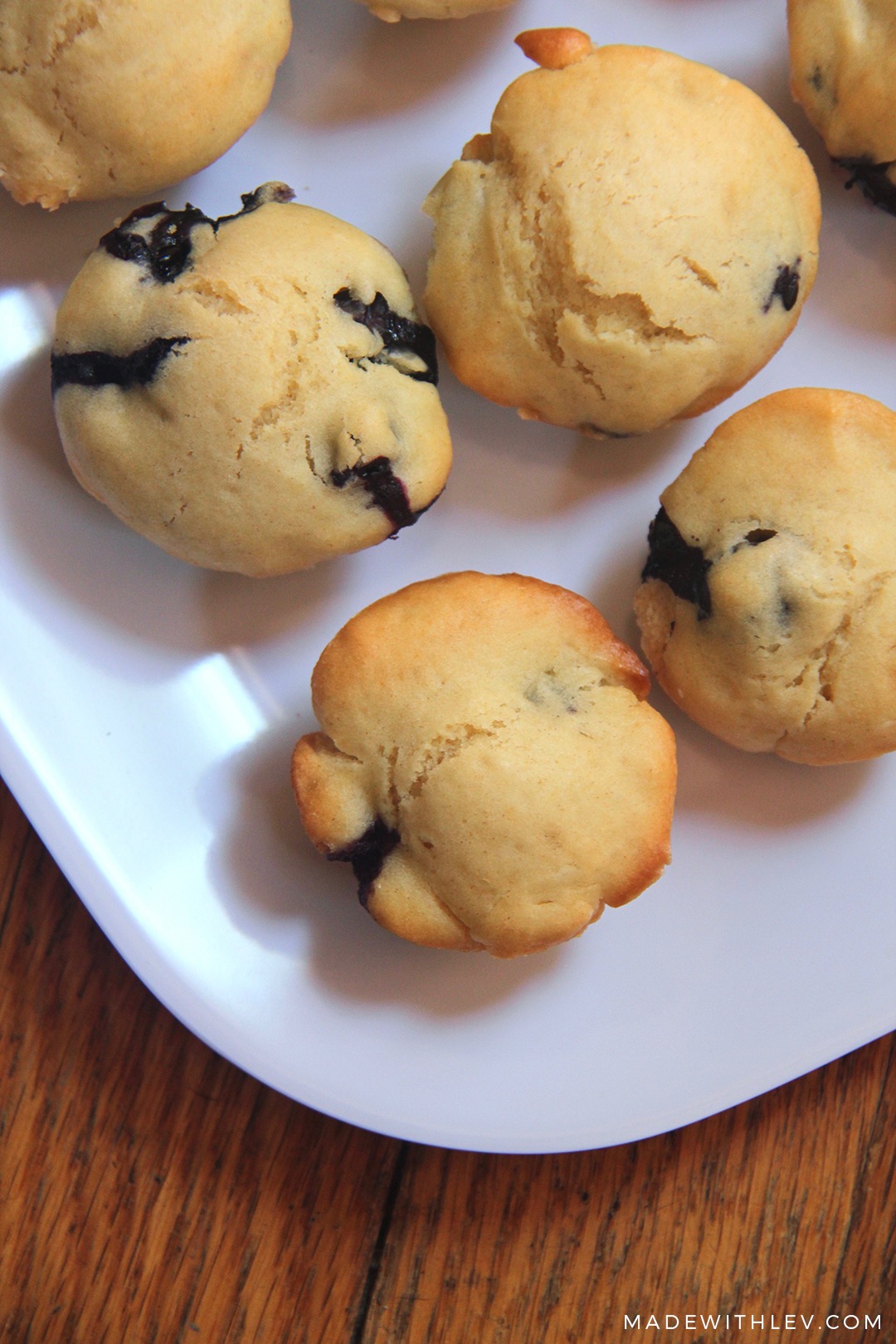 Mini Blueberry Muffins ⋆ Made With Lev